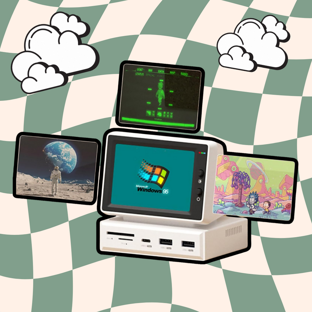 Dockmate - World's Smallest Retro Computer Monitor